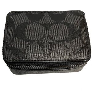 Coach | Accessories | Coach Pill Box Signature Canvas Holds 3 Bottles ...